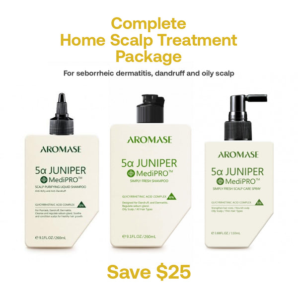 Complete Home Scalp Treatment Package for Seborrheic Dermatitis, Dandr ...